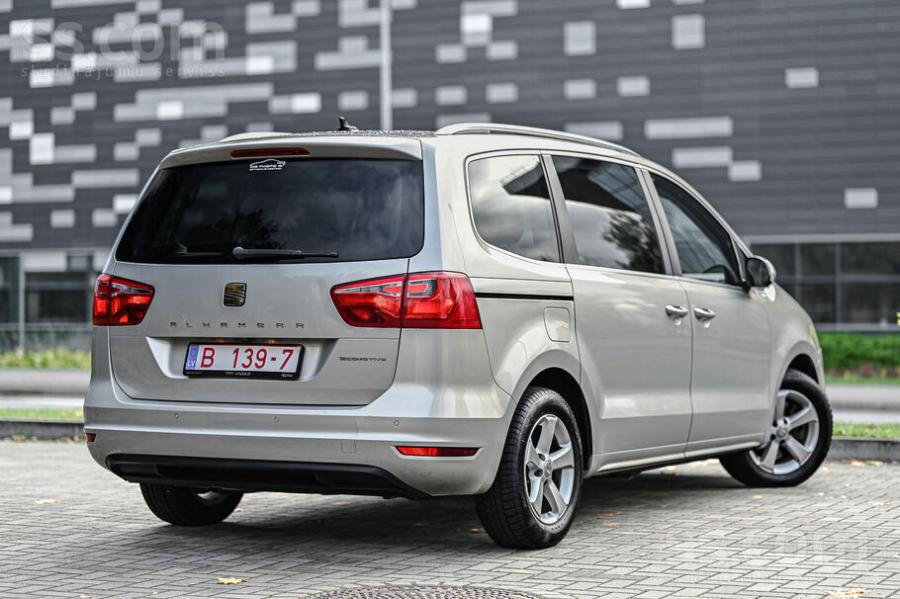 Brown SEAT Alhambra 2012 in Jelgava, with an engine capacity of 2.00 L and mileage of 240 thousand km for 8700 €, photo 7 on AUTOMOTO.COM.LV