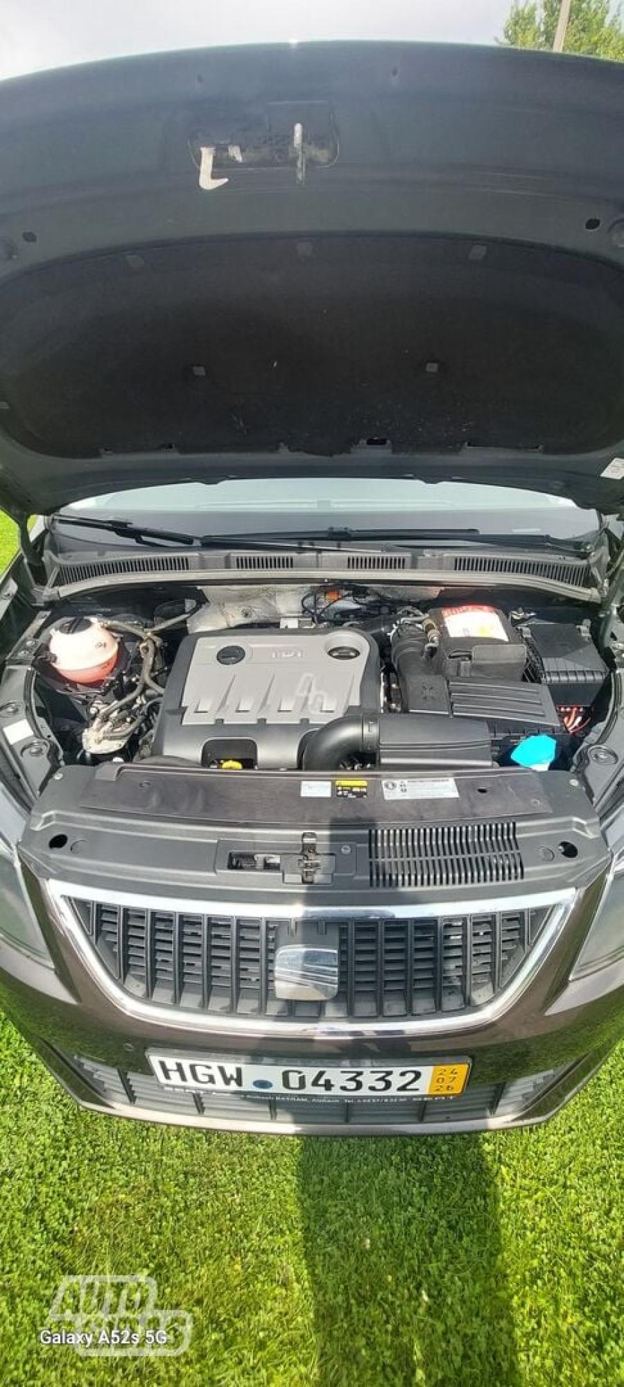Brown SEAT Alhambra 2014 in Prienai, with an engine capacity of 2.00 L and mileage of 0 thousand km for 8450 €, photo 9 on AUTOMOTO.COM.LV