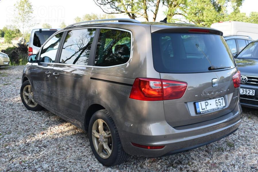 Brūns SEAT Alhambra 2015 Kuldīga, ar dzinēja tilpumu 2.00 L un nobraukumu 0 tūkst. km par 8390 €, foto 3 vietnē AUTOMOTO.COM.LV