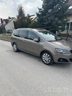 Brown SEAT Alhambra 2017 in Riga, with an engine capacity of 2.00 L and mileage of 240 thousand km for 10900 €, photo 3 on AUTOMOTO.COM.LV