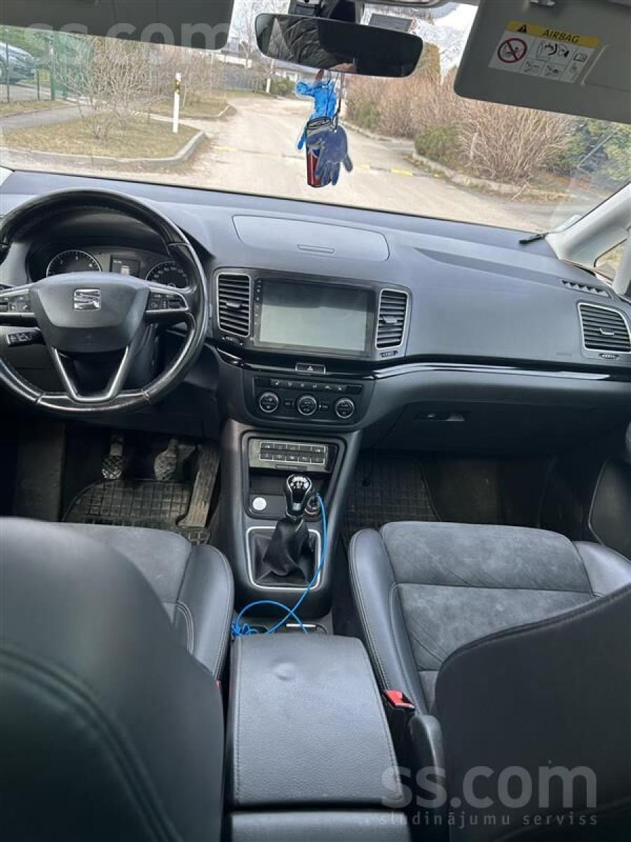 Brūns SEAT Alhambra 2017 Rīga, ar dzinēja tilpumu 2.00 L un nobraukumu 240 tūkst. km par 7800 €, foto 6 vietnē AUTOMOTO.COM.LV