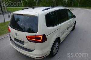 Brown SEAT Alhambra 2018 in Riga, with an engine capacity of 2.00 L and mileage of 0 thousand km for 4300 €, photo 4 on AUTOMOTO.COM.LV