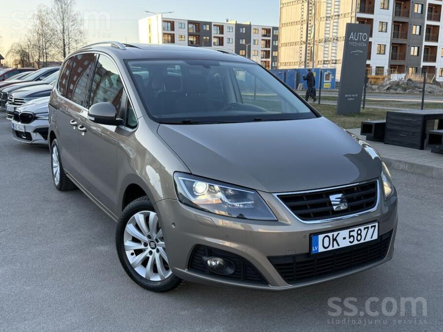 Brūns SEAT Alhambra 2018 Jelgava, ar dzinēja tilpumu 2.00 L un nobraukumu 0 tūkst. km par 13950 €, foto 1 vietnē AUTOMOTO.COM.LV
