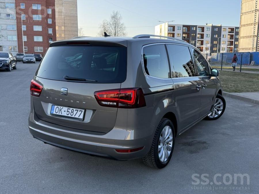 Brūns SEAT Alhambra 2018 Jelgava, ar dzinēja tilpumu 2.00 L un nobraukumu 0 tūkst. km par 13950 €, foto 5 vietnē AUTOMOTO.COM.LV