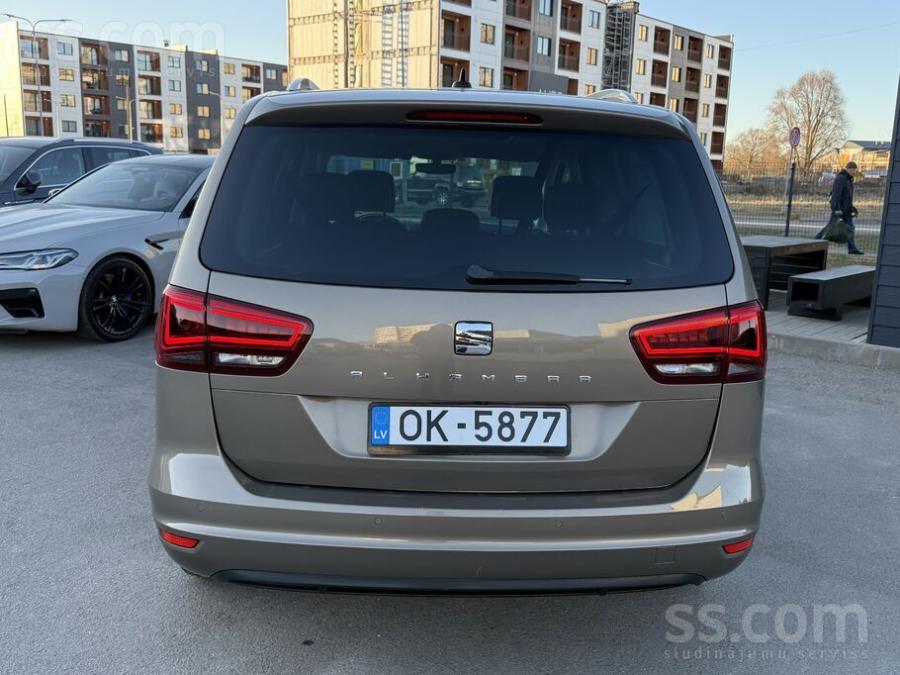 Brūns SEAT Alhambra 2018 Jelgava, ar dzinēja tilpumu 2.00 L un nobraukumu 0 tūkst. km par 13950 €, foto 7 vietnē AUTOMOTO.COM.LV