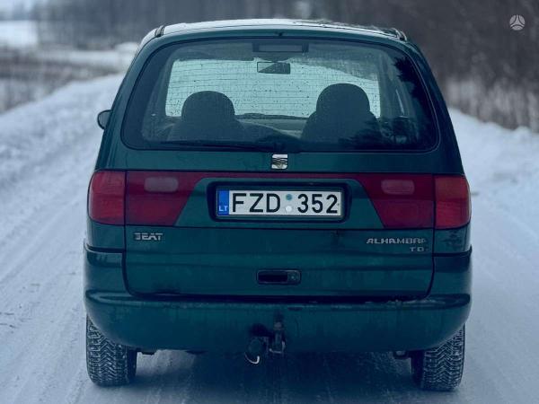 Zaļš SEAT Alhambra 1998 Radviliškis, ar dzinēja tilpumu 1.90 L un nobraukumu 326 tūkst. km par 650 €, foto 4 vietnē AUTOMOTO.COM.LV