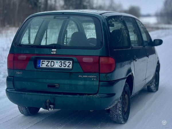 Zaļš SEAT Alhambra 1998 Radviliškis, ar dzinēja tilpumu 1.90 L un nobraukumu 326 tūkst. km par 650 €, foto 5 vietnē AUTOMOTO.COM.LV