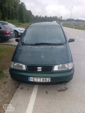 Green SEAT Alhambra 1998 in Kaunas, with an engine capacity of 1.90 L and mileage of 233 thousand km for 500 €, photo  on AUTOMOTO.COM.LV