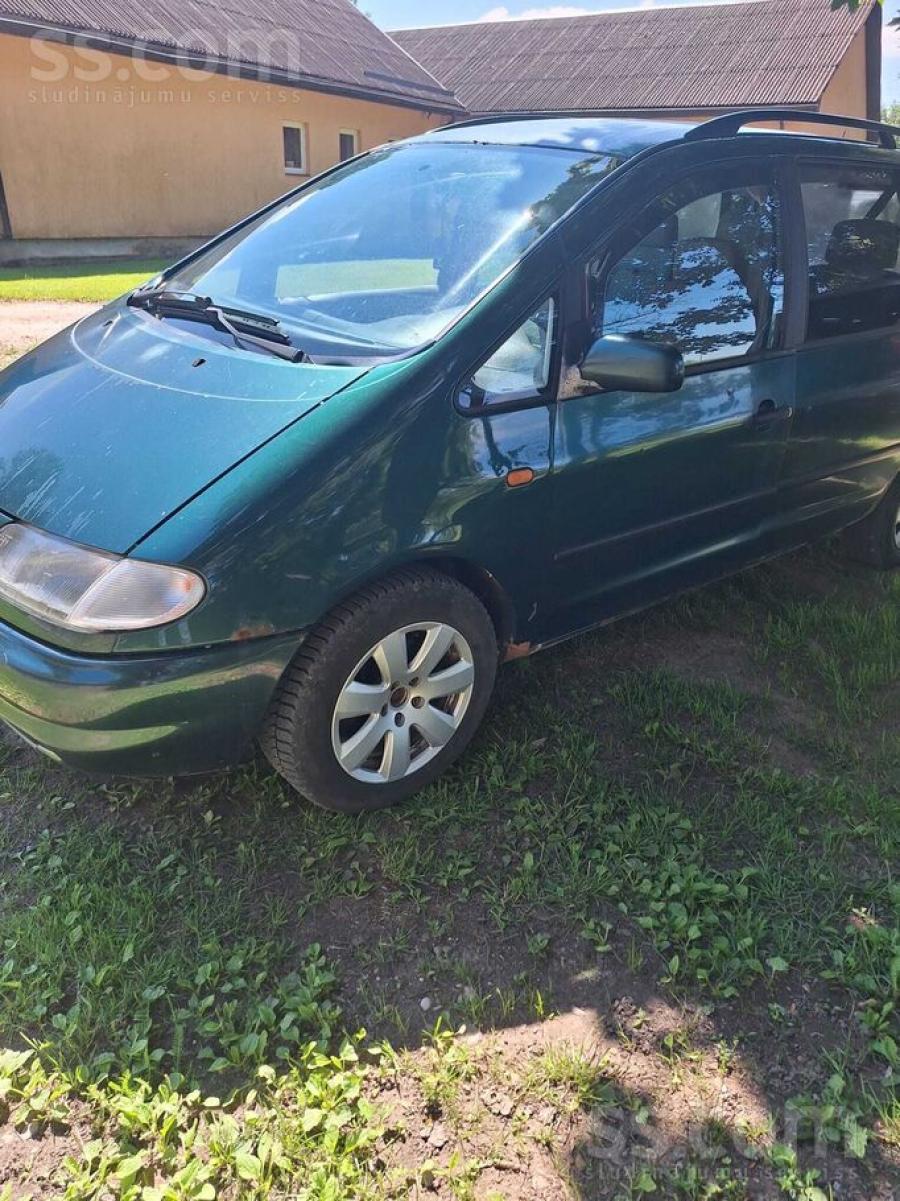 Green SEAT Alhambra 1999 in Jelgava, with an engine capacity of 1.90 L and mileage of 537 thousand km for 655 €, photo 4 on AUTOMOTO.COM.LV