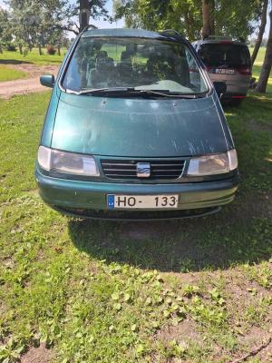 Green SEAT Alhambra 1999 in Jelgava, with an engine capacity of 1.90 L and mileage of 537 thousand km for 655 €, photo 5 on AUTOMOTO.COM.LV