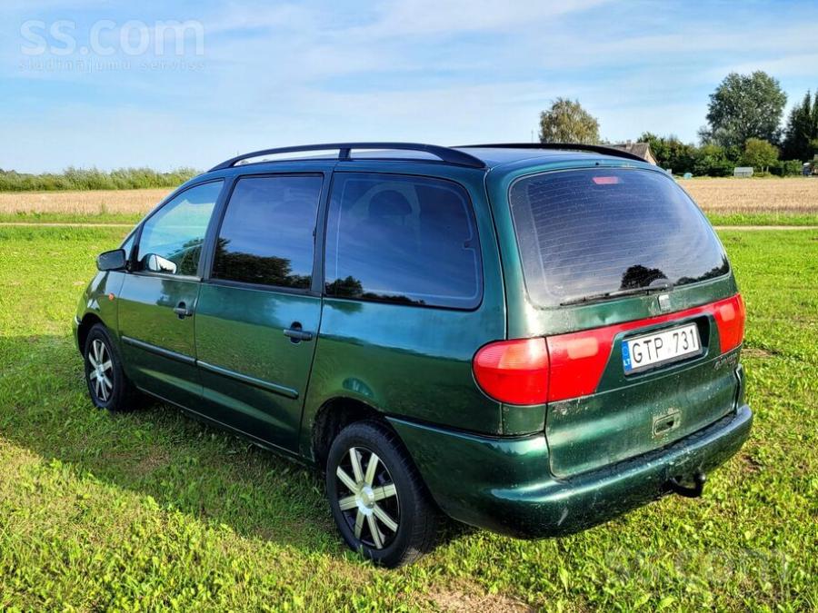 Зеленый Сеат Альхамбра 1999 в Бауска, объемом двигателя 1.90 л и пробегом 435 тыс. км за 490 €, фото 3 на AUTOMOTO.COM.LV