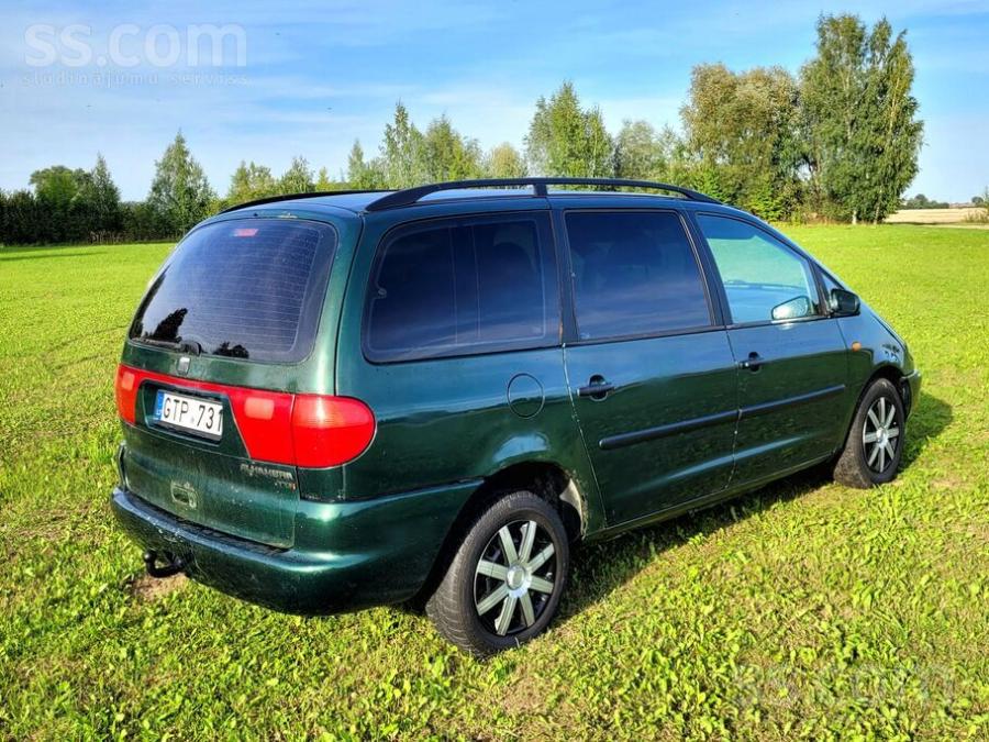 Зеленый Сеат Альхамбра 1999 в Бауска, объемом двигателя 1.90 л и пробегом 435 тыс. км за 490 €, фото 5 на AUTOMOTO.COM.LV