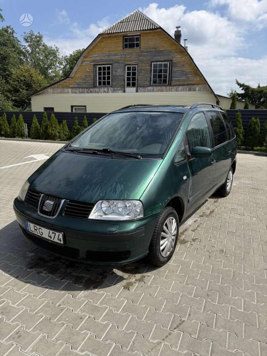 Zaļš SEAT Alhambra 2001 Viļņa, ar dzinēja tilpumu 1.90 L un nobraukumu 414 tūkst. km par 750 €, foto 1 vietnē AUTOMOTO.COM.LV