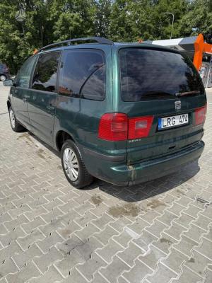 Zaļš SEAT Alhambra 2001 Viļņa, ar dzinēja tilpumu 1.90 L un nobraukumu 414 tūkst. km par 750 €, foto 6 vietnē AUTOMOTO.COM.LV