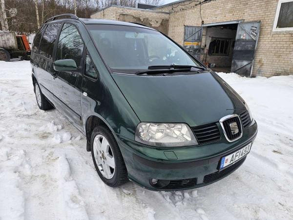 Zaļš SEAT Alhambra 2002 Jurbarkas, ar dzinēja tilpumu 1.90 L un nobraukumu 280 tūkst. km par 1850 €, foto 1 vietnē AUTOMOTO.COM.LV