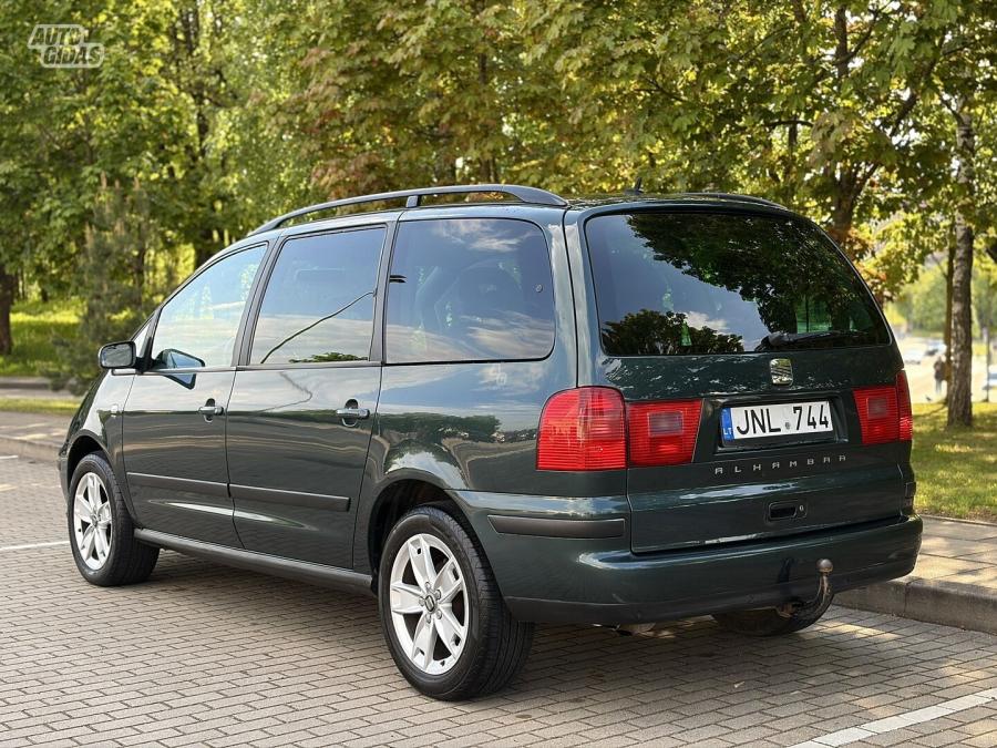 Green SEAT Alhambra 2006 in Vilnius, with an engine capacity of 2.00 L and mileage of 350 thousand km for 2450 €, photo 4 on AUTOMOTO.COM.LV