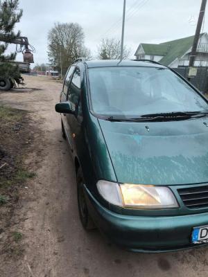 Green SEAT Alhambra 1999 in Vilnius, with an engine capacity of 1.90 L and mileage of 440 thousand km for 500 €, photo  on AUTOMOTO.COM.LV