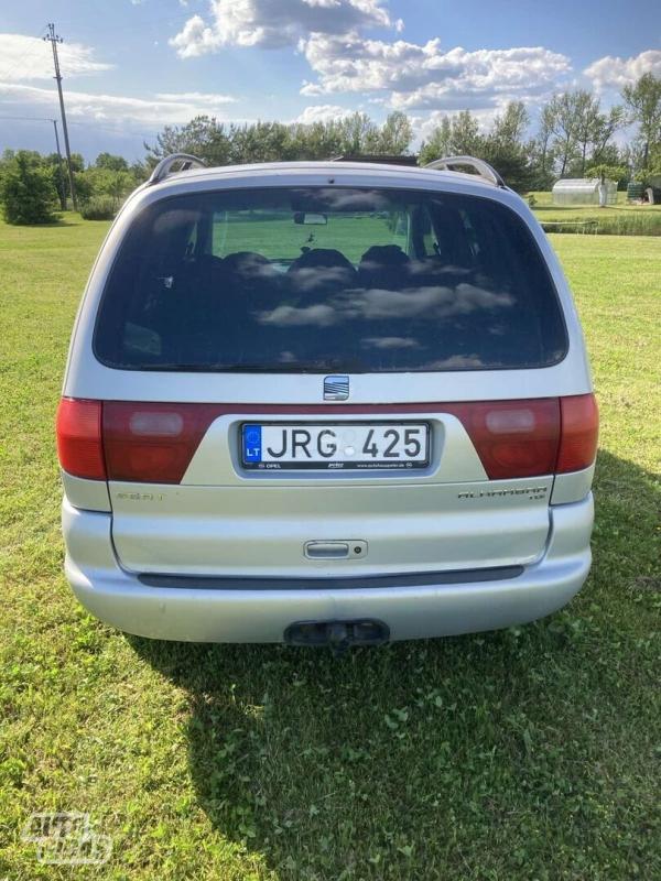 Grey SEAT Alhambra 1999 in Marijampole, with an engine capacity of 1.90 L and mileage of 329 thousand km for 1050 €, photo 6 on AUTOMOTO.COM.LV