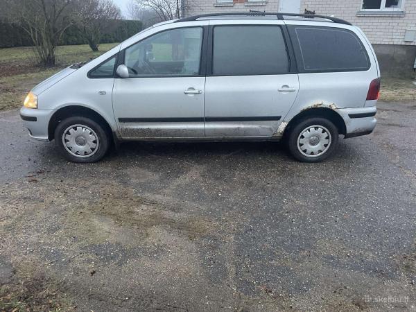 Grey SEAT Alhambra 2000 in Alytus, with an engine capacity of 1.90 L and mileage of 433 thousand km for 550 €, photo 4 on AUTOMOTO.COM.LV