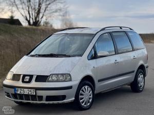 Pelēks SEAT Alhambra 2001 Radviliškis, ar dzinēja tilpumu 1.90 L un nobraukumu 345 tūkst. km par 1000 €, foto  vietnē AUTOMOTO.COM.LV