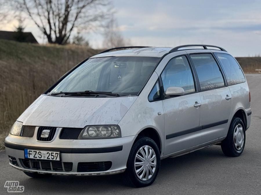 Pelēks SEAT Alhambra 2001 Radviliškis, ar dzinēja tilpumu 1.90 L un nobraukumu 345 tūkst. km par 1000 €, foto 1 vietnē AUTOMOTO.COM.LV