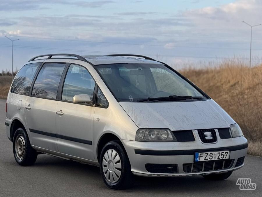 Pelēks SEAT Alhambra 2001 Radviliškis, ar dzinēja tilpumu 1.90 L un nobraukumu 345 tūkst. km par 1000 €, foto 3 vietnē AUTOMOTO.COM.LV