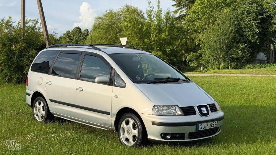 Pelēks SEAT Alhambra 2001 Anykščiai, ar dzinēja tilpumu 1.90 L un nobraukumu 370 tūkst. km par 1599 €, foto 1 vietnē AUTOMOTO.COM.LV