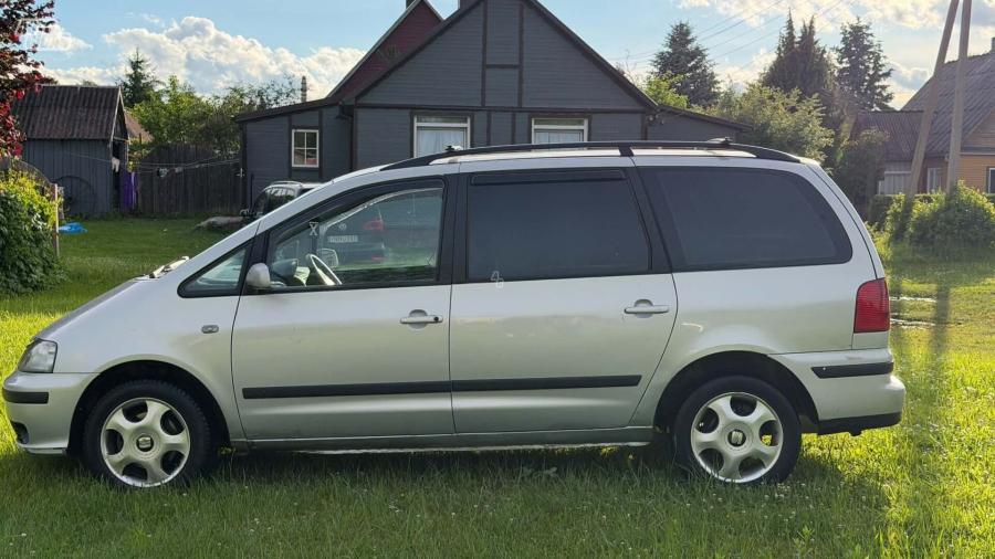 Pelēks SEAT Alhambra 2001 Anykščiai, ar dzinēja tilpumu 1.90 L un nobraukumu 370 tūkst. km par 1599 €, foto 6 vietnē AUTOMOTO.COM.LV