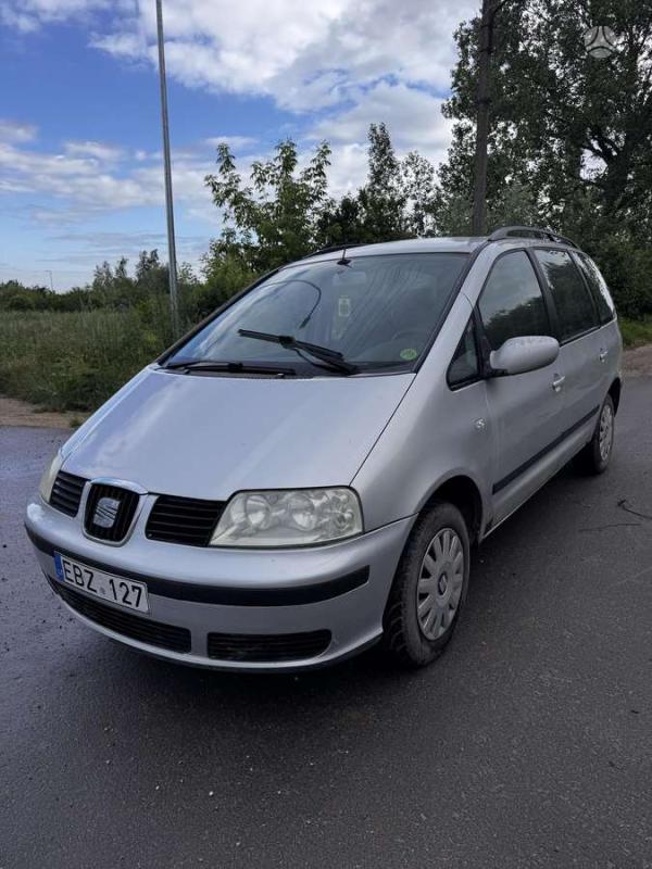 Pelēks SEAT Alhambra 2001 Vilkaviškis, ar dzinēja tilpumu 1.98 L un nobraukumu 333 tūkst. km par 850 €, foto 1 vietnē AUTOMOTO.COM.LV