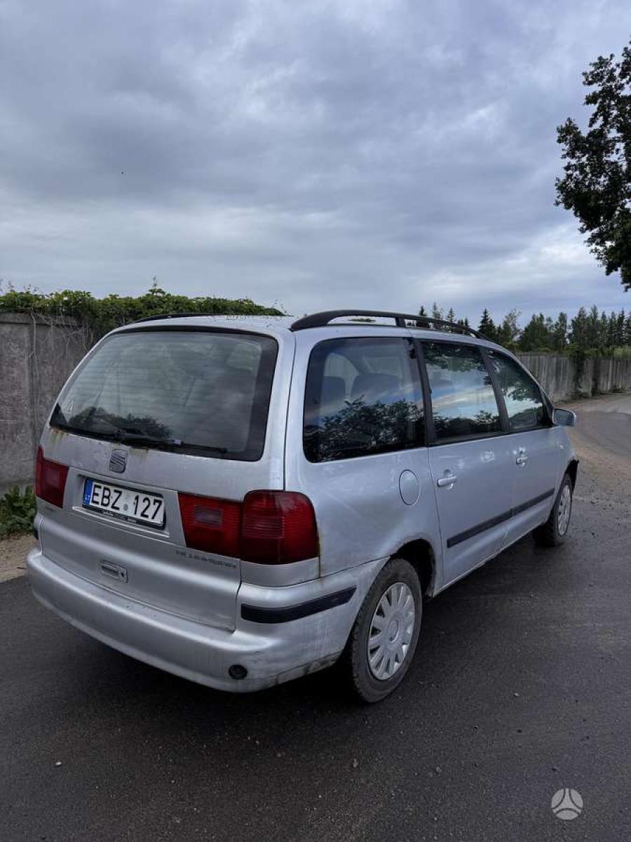 Pelēks SEAT Alhambra 2001 Vilkaviškis, ar dzinēja tilpumu 1.98 L un nobraukumu 333 tūkst. km par 850 €, foto 6 vietnē AUTOMOTO.COM.LV