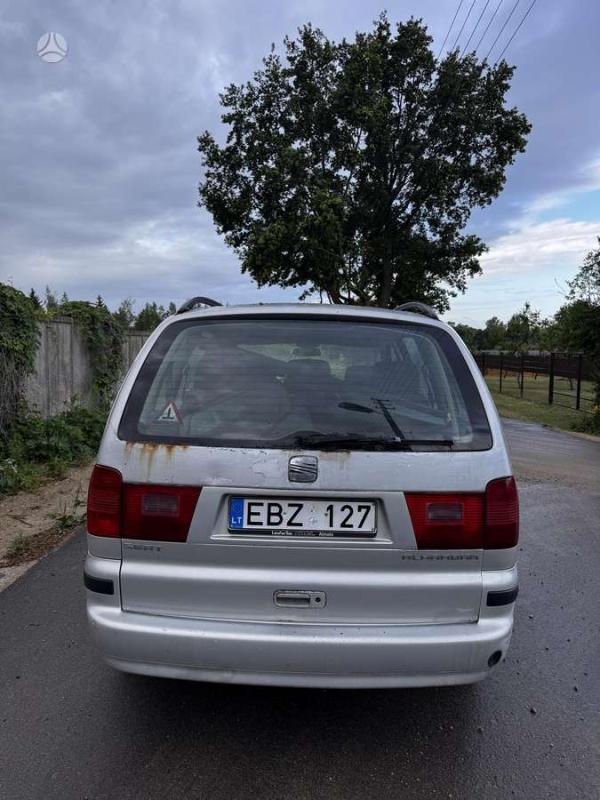 Pelēks SEAT Alhambra 2001 Vilkaviškis, ar dzinēja tilpumu 1.98 L un nobraukumu 333 tūkst. km par 850 €, foto 6 vietnē AUTOMOTO.COM.LV
