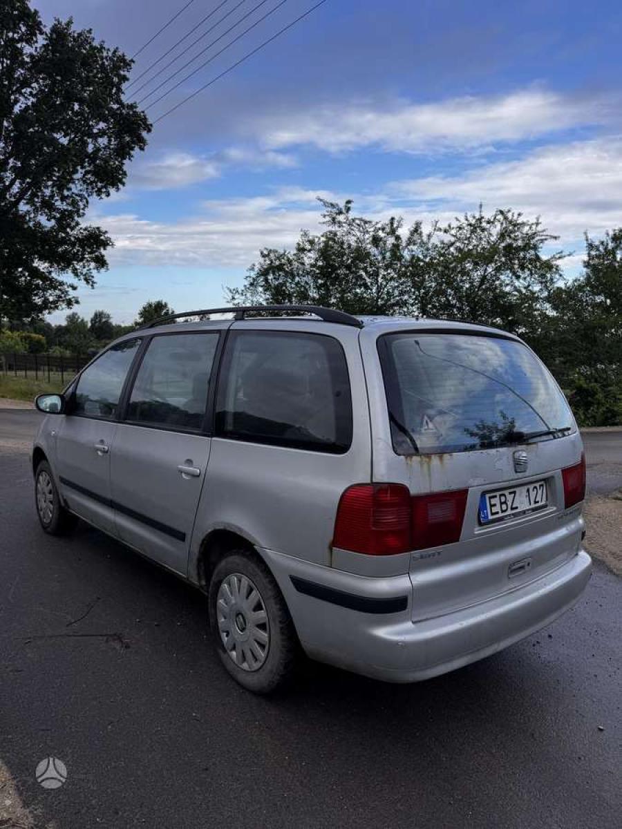 Pelēks SEAT Alhambra 2001 Vilkaviškis, ar dzinēja tilpumu 1.98 L un nobraukumu 333 tūkst. km par 850 €, foto 8 vietnē AUTOMOTO.COM.LV