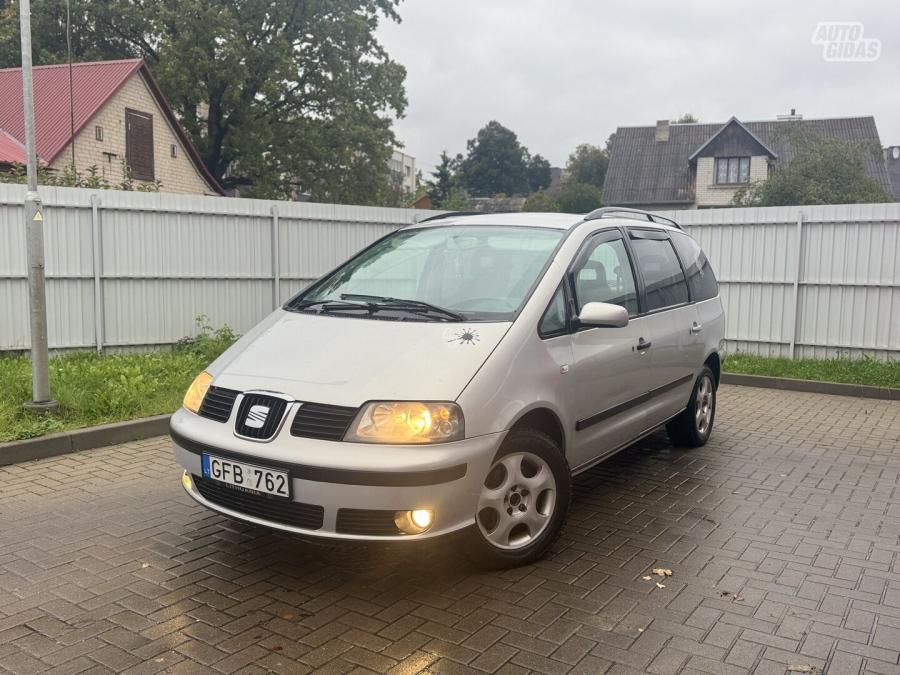 Pelēks SEAT Alhambra 2001 Viļņa, ar dzinēja tilpumu 1.90 L un nobraukumu 0 tūkst. km par 2000 €, foto 3 vietnē AUTOMOTO.COM.LV