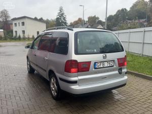 Pelēks SEAT Alhambra 2001 Viļņa, ar dzinēja tilpumu 1.90 L un nobraukumu 0 tūkst. km par 2000 €, foto 5 vietnē AUTOMOTO.COM.LV