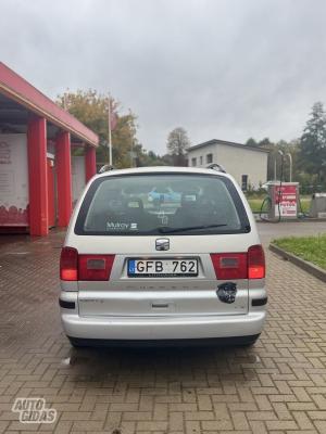 Pelēks SEAT Alhambra 2001 Viļņa, ar dzinēja tilpumu 1.90 L un nobraukumu 0 tūkst. km par 2000 €, foto 7 vietnē AUTOMOTO.COM.LV