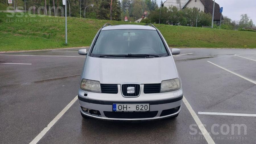 Серый Сеат Альхамбра 2002 в Алуксне, объемом двигателя 1.90 л и пробегом 0 тыс. км за 790 €, фото 5 на AUTOMOTO.COM.LV