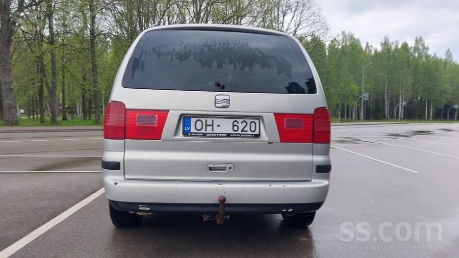 Серый Сеат Альхамбра 2002 в Алуксне, объемом двигателя 1.90 л и пробегом 0 тыс. км за 790 €, фото 8 на AUTOMOTO.COM.LV