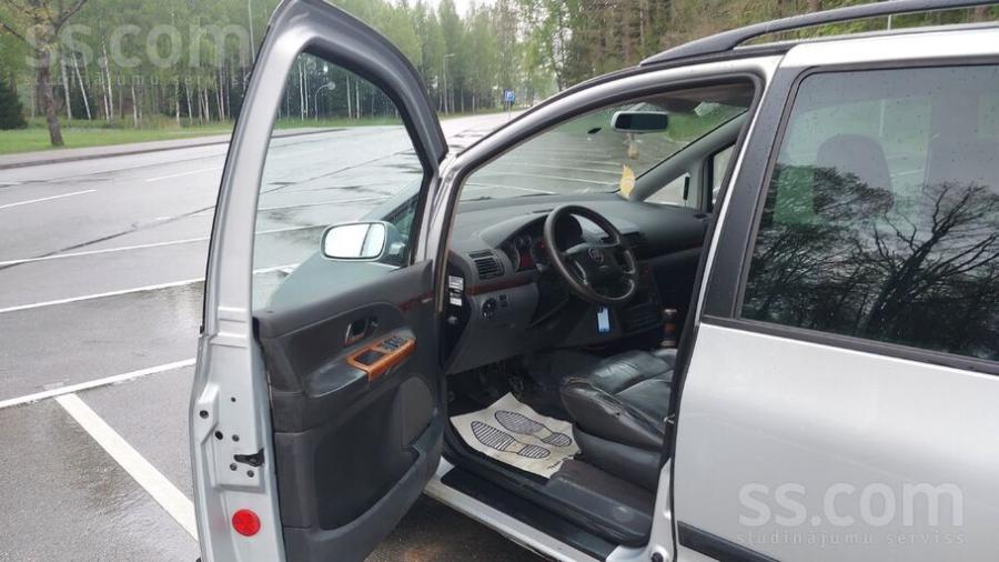 Серый Сеат Альхамбра 2002 в Алуксне, объемом двигателя 1.90 л и пробегом 0 тыс. км за 790 €, фото 12 на AUTOMOTO.COM.LV