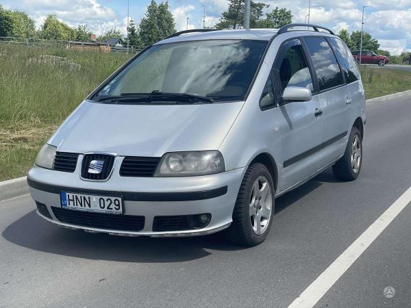 Pelēks SEAT Alhambra 2002 Molėtai, ar dzinēja tilpumu 1.90 L un nobraukumu 332 tūkst. km par 980 €, foto 2 vietnē AUTOMOTO.COM.LV