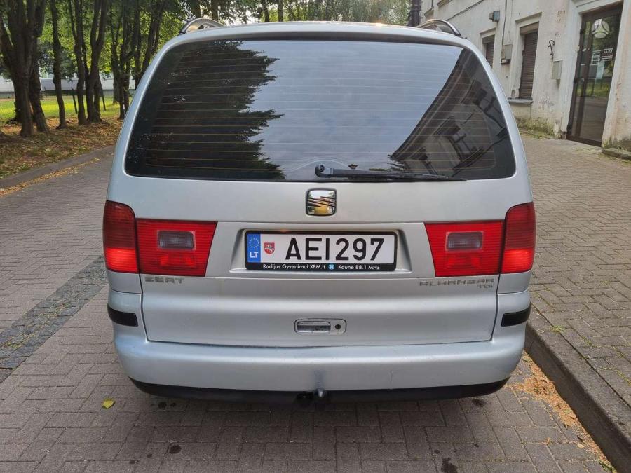 Серый Сеат Альхамбра 2002 в Ионава, объемом двигателя 1.90 л и пробегом 282 тыс. км за 1350 €, фото 6 на AUTOMOTO.COM.LV