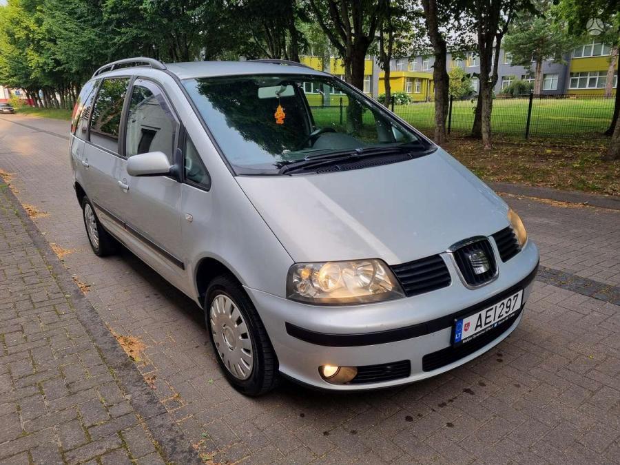 Серый Сеат Альхамбра 2002 в Ионава, объемом двигателя 1.90 л и пробегом 282 тыс. км за 1350 €, фото 8 на AUTOMOTO.COM.LV