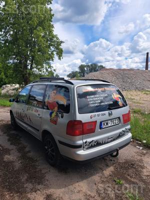 Pelēks SEAT Alhambra 2003 Kuldīga, ar dzinēja tilpumu 1.90 L un nobraukumu 317 tūkst. km par 1400 €, foto 2 vietnē AUTOMOTO.COM.LV