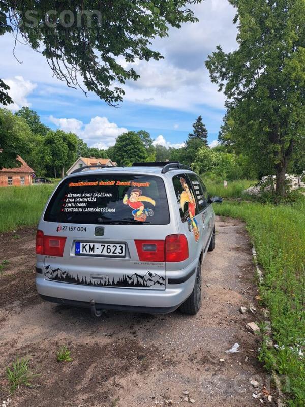 Pelēks SEAT Alhambra 2003 Kuldīga, ar dzinēja tilpumu 1.90 L un nobraukumu 317 tūkst. km par 1400 €, foto 5 vietnē AUTOMOTO.COM.LV