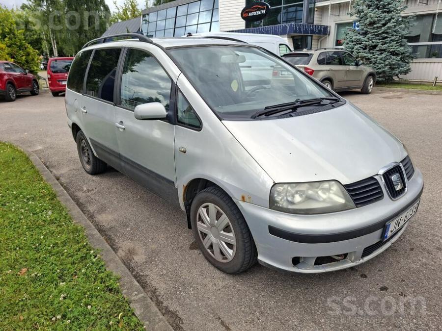 Серый Сеат Альхамбра 2003 в Даугавпилс, объемом двигателя 1.90 л и пробегом 234 тыс. км за 1200 €, фото 3 на AUTOMOTO.COM.LV