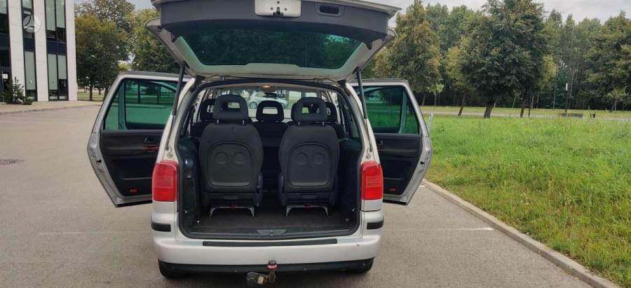 Pelēks SEAT Alhambra 2003 Kauņa, ar dzinēja tilpumu 1.90 L un nobraukumu 311 tūkst. km par 1390 €, foto 6 vietnē AUTOMOTO.COM.LV