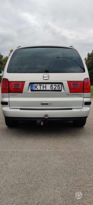 Pelēks SEAT Alhambra 2003 Kauņa, ar dzinēja tilpumu 1.90 L un nobraukumu 311 tūkst. km par 1390 €, foto 17 vietnē AUTOMOTO.COM.LV
