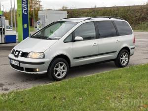 Grey SEAT Alhambra 2003 in Daugavpils, with an engine capacity of 1.90 L and mileage of 258 thousand km for 2100 €, photo 1 on AUTOMOTO.COM.LV