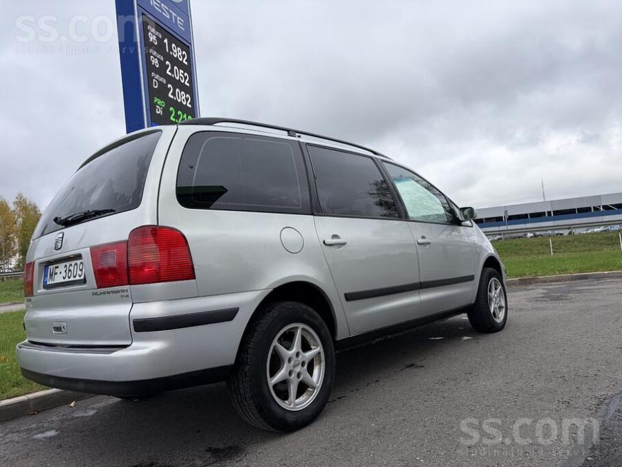 Pelēks SEAT Alhambra 2003 Daugavpils, ar dzinēja tilpumu 1.90 L un nobraukumu 258 tūkst. km par 2100 €, foto 5 vietnē AUTOMOTO.COM.LV