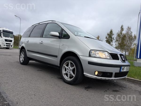 Pelēks SEAT Alhambra 2003 Daugavpils, ar dzinēja tilpumu 1.90 L un nobraukumu 258 tūkst. km par 2100 €, foto 6 vietnē AUTOMOTO.COM.LV
