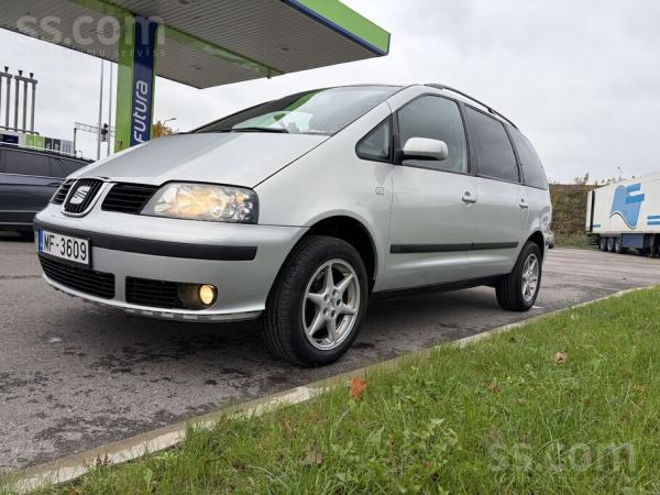 Pelēks SEAT Alhambra 2003 Daugavpils, ar dzinēja tilpumu 1.90 L un nobraukumu 258 tūkst. km par 2100 €, foto 7 vietnē AUTOMOTO.COM.LV